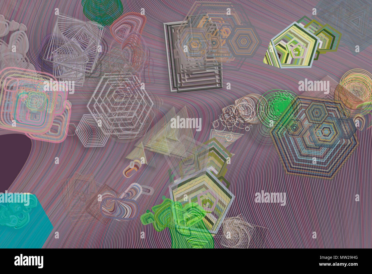 Abstract blended shapes & texture background for web page, graphic ...