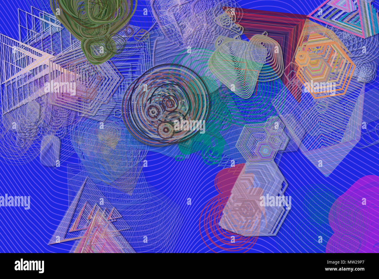 Abstract blended shapes & texture background for web page, graphic ...
