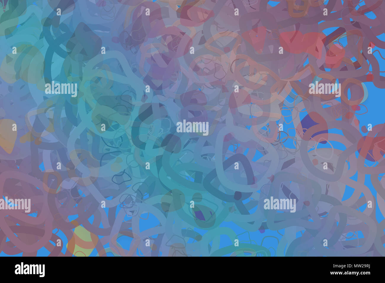 Abstract conceptual geometric blended messy shapes background. Good for ...