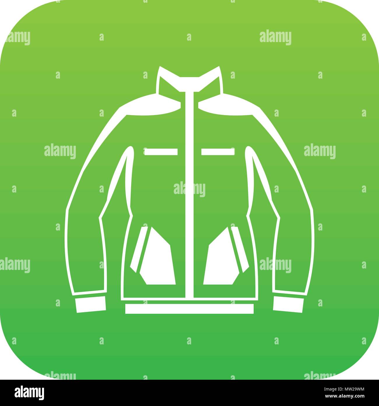 Men winter jacket icon digital green Stock Vector Image & Art - Alamy