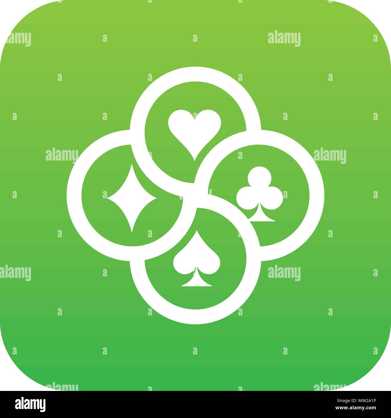 Chip icon green vector Stock Vector Image & Art - Alamy