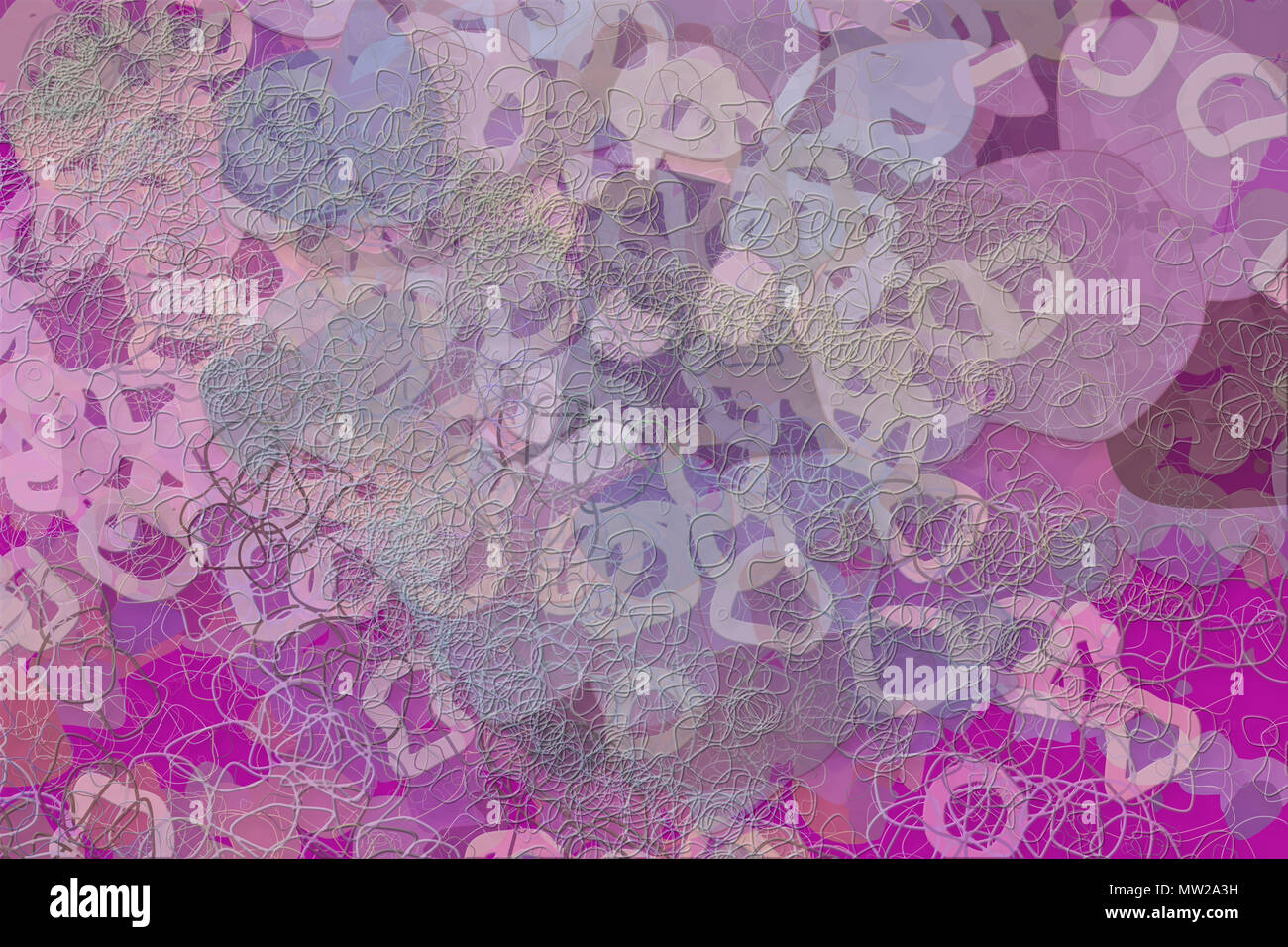 Color abstract pattern, generative blended messy shapes, art background ...