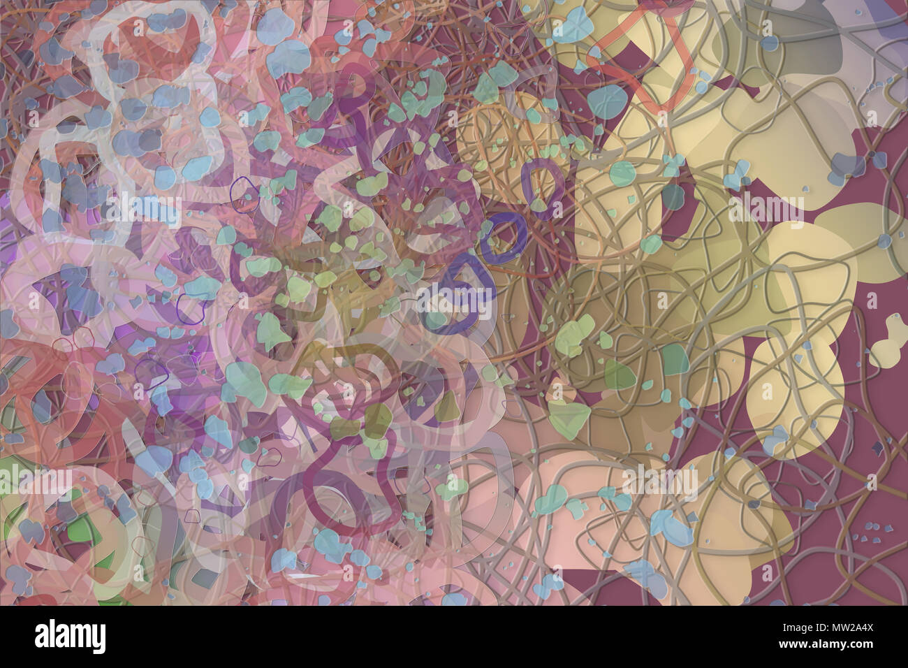 Artistic blended messy shapes background pattern abstract Stock Photo ...