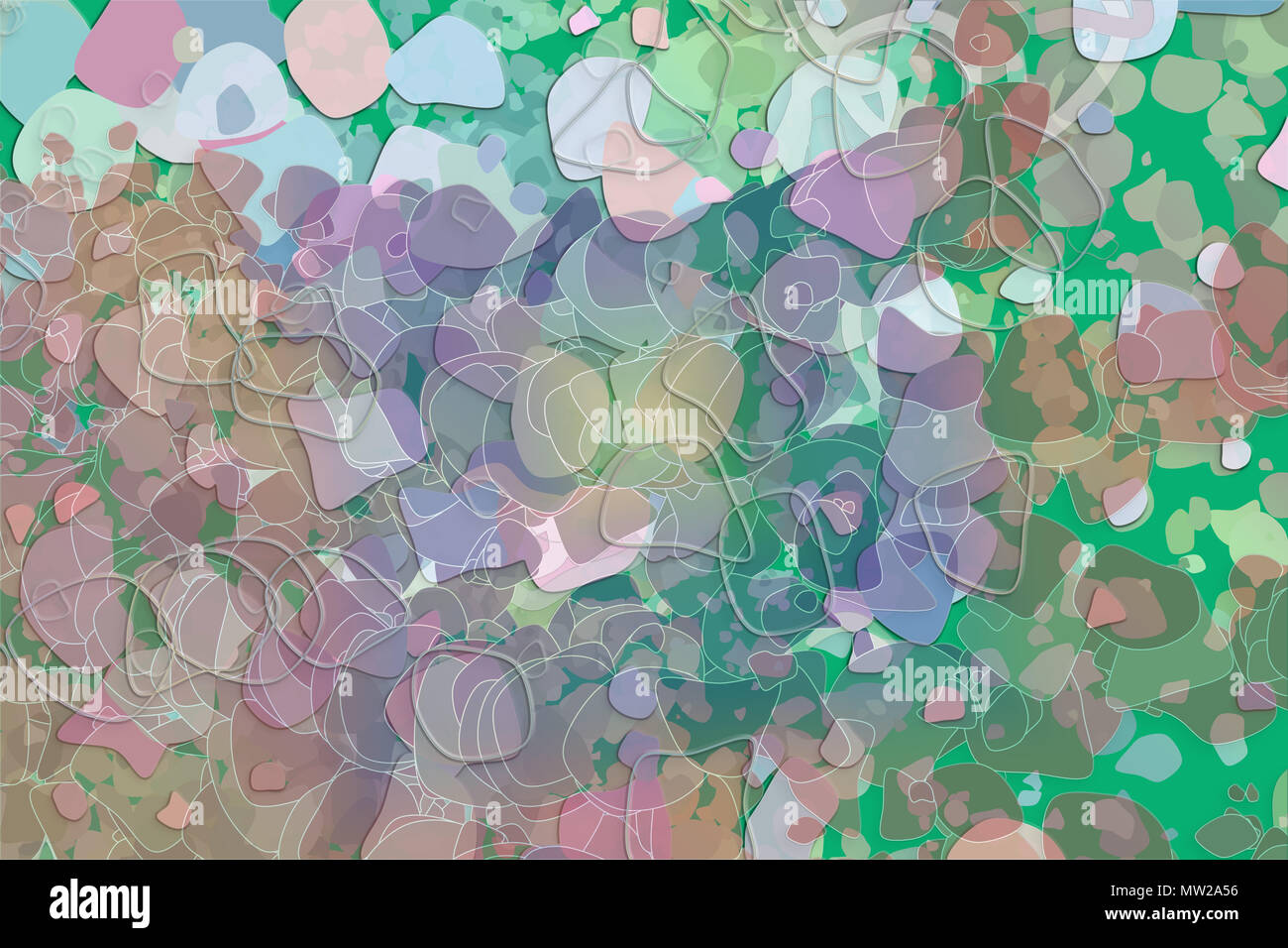 Artistic blended messy shapes background pattern abstract Stock Photo ...