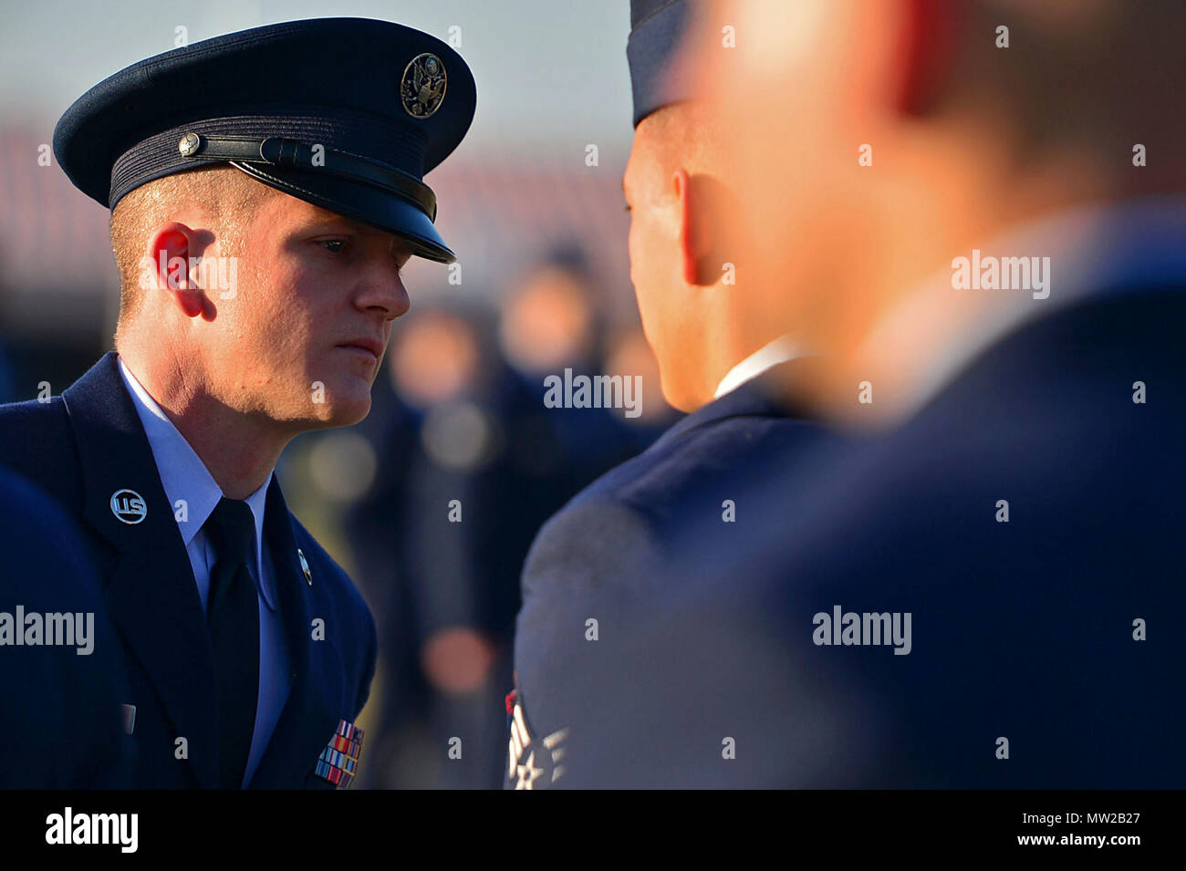 U.S. Air Force Tech. Sgt. Daniel White, Senior Master Sgt. David B ...
