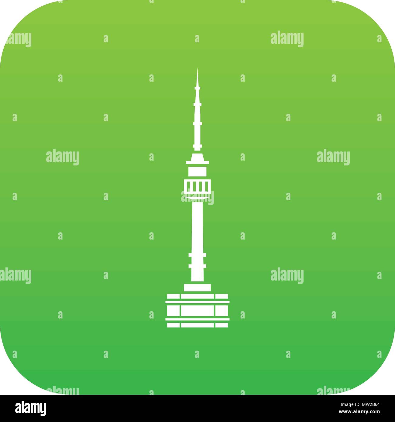 Namsan tower in seoul Stock Vector Images - Alamy