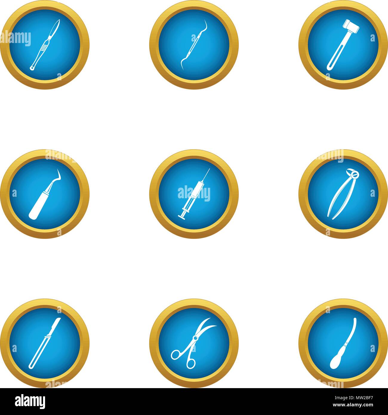 Meth tool icons set, flat style Stock Vector Image & Art - Alamy