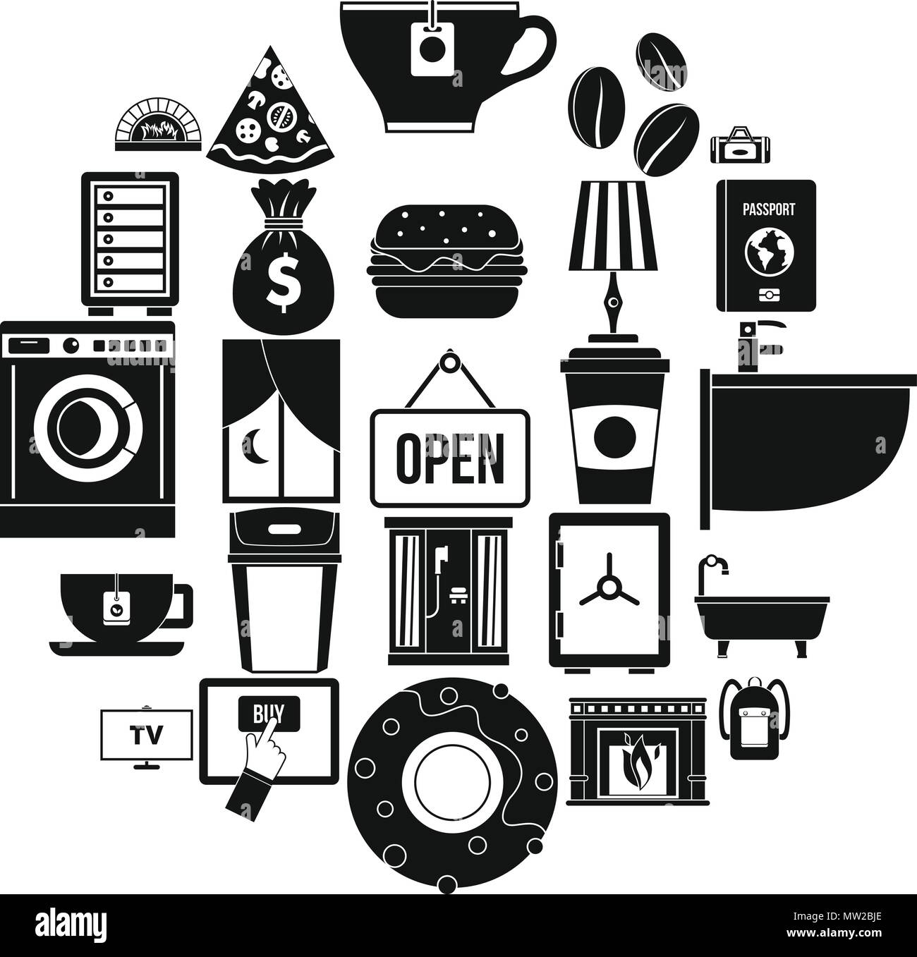 Rooming house Stock Vector Images - Alamy