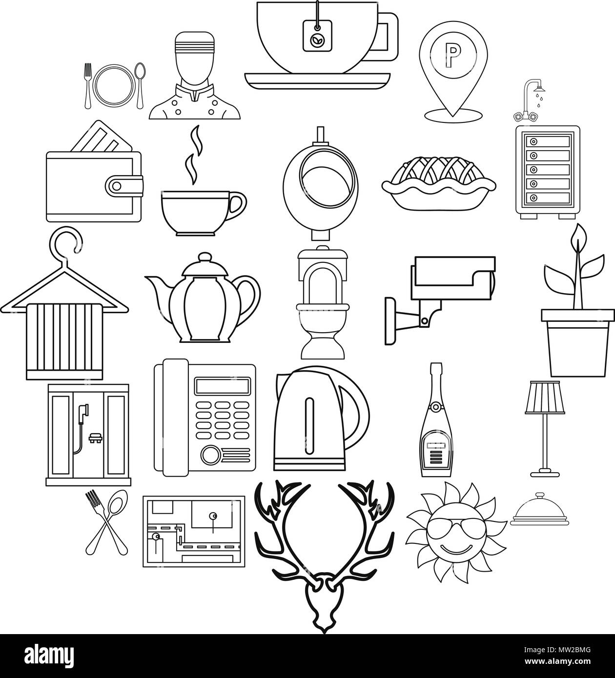 Rooming house Stock Vector Images - Alamy