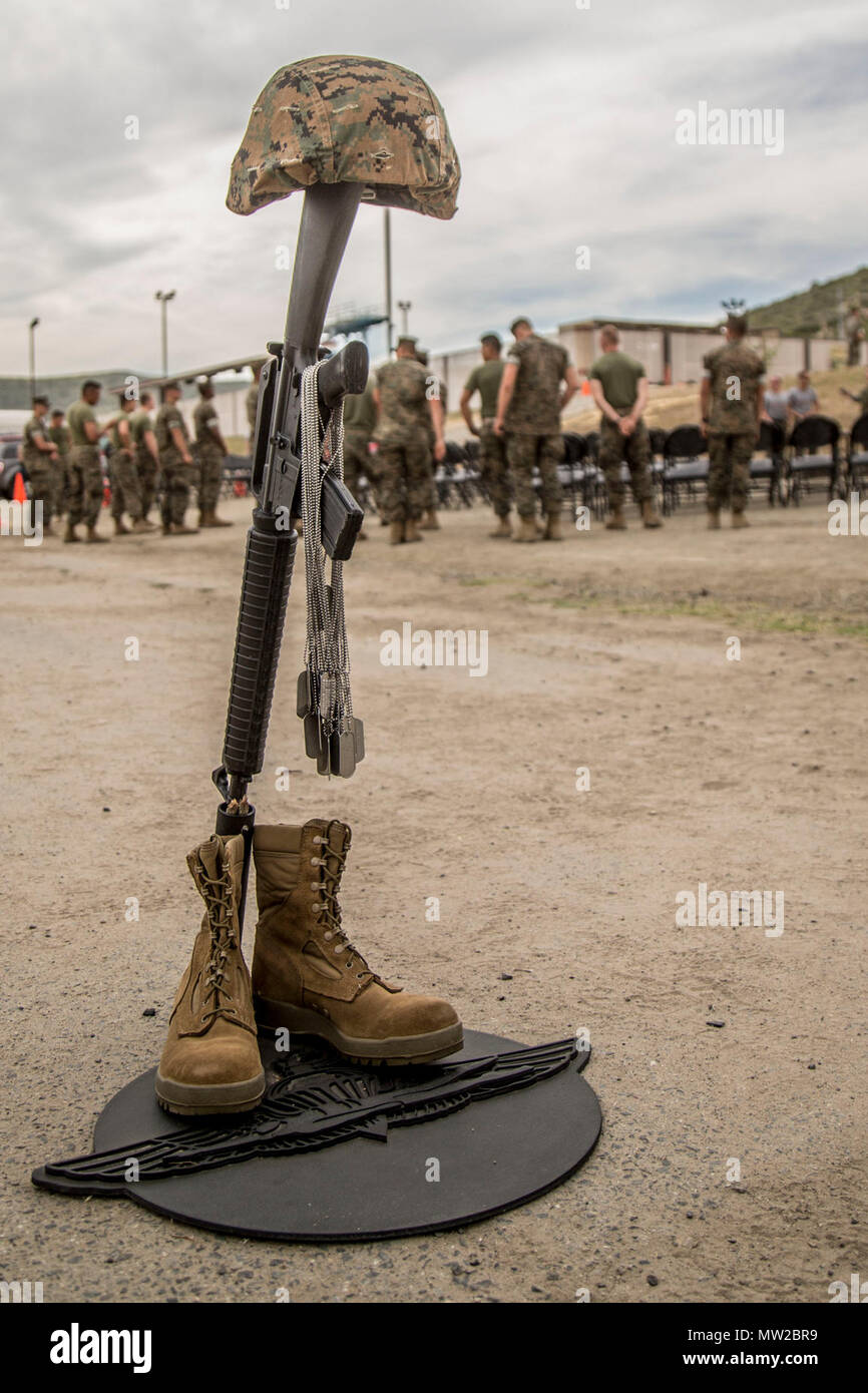 The battle cross stood at the finish line of the Reconnaissance ...