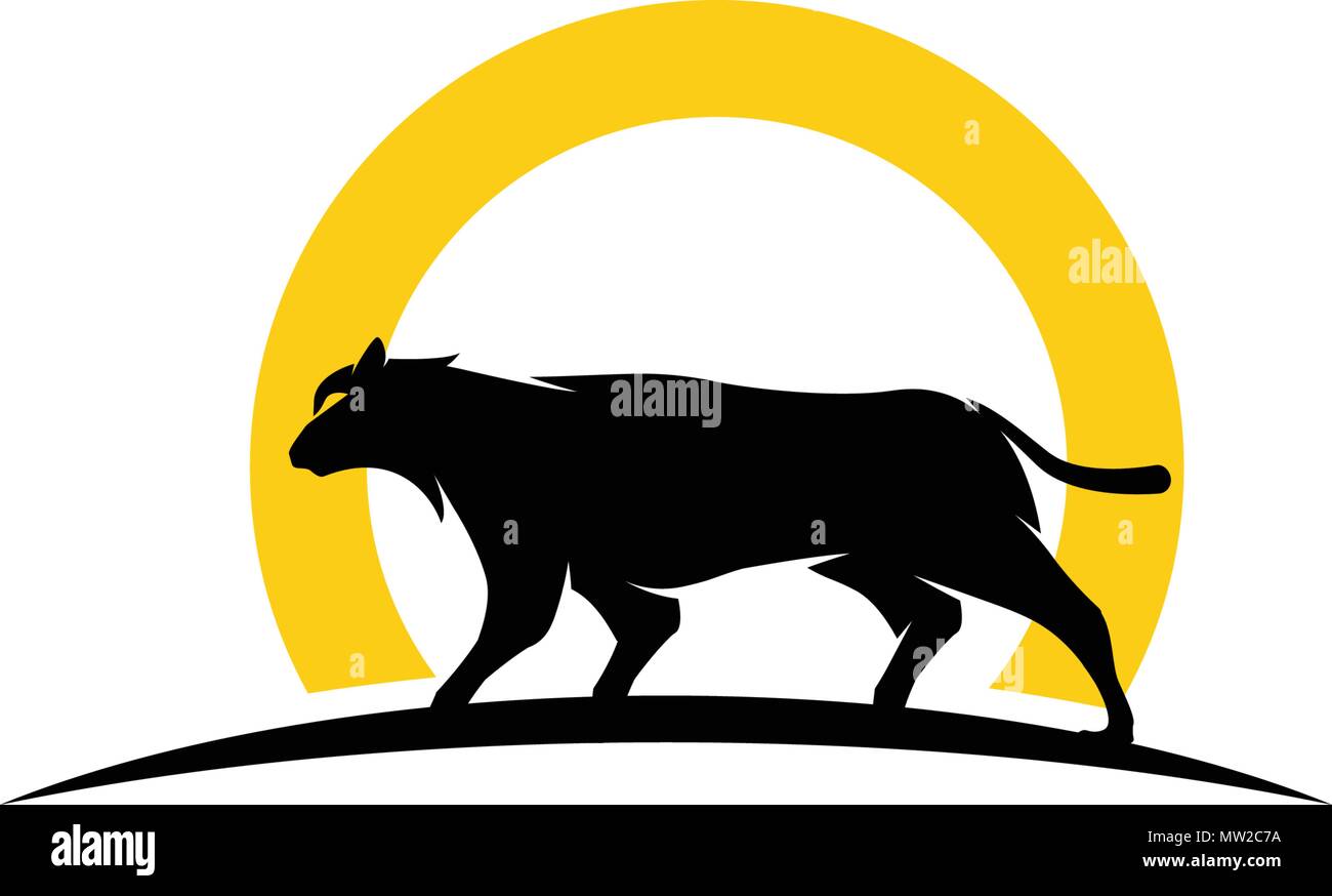 Puma Logo design vector illustration design template Stock Vector Image ...