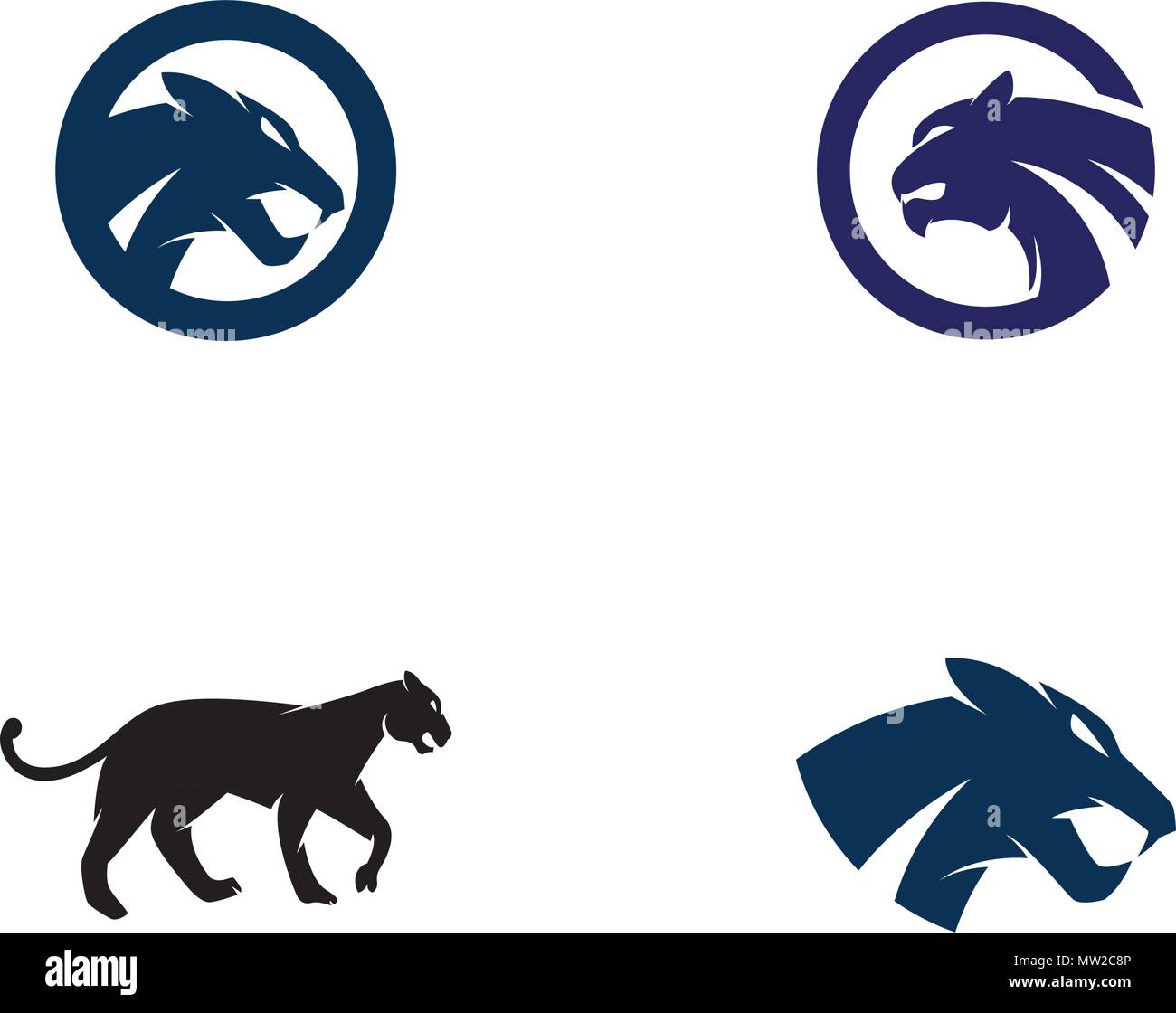 Puma Logo design vector illustration design template Stock Vector Image ...