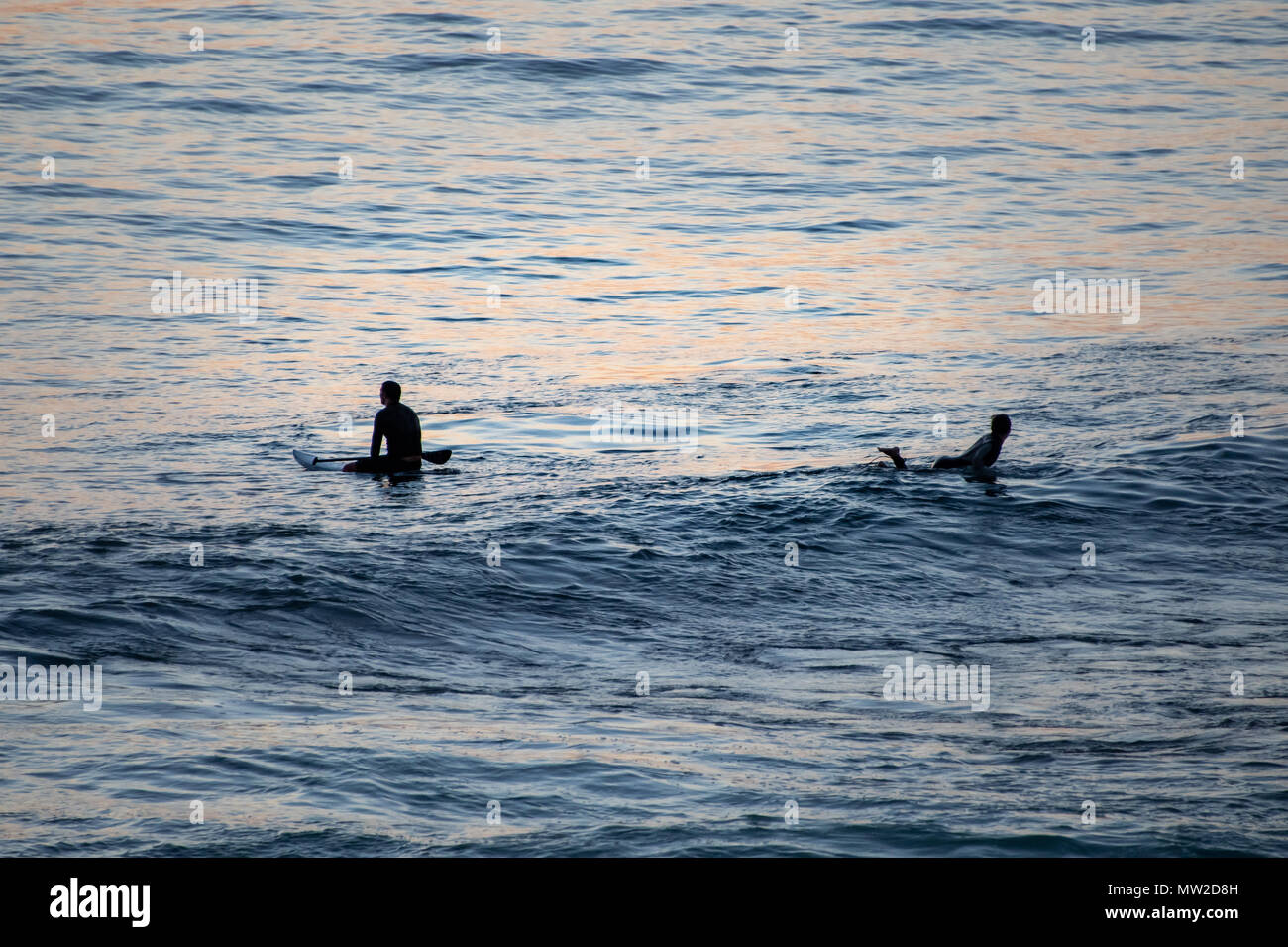 Sunset Off The Trig Coast Perth Stock Photo - Alamy
