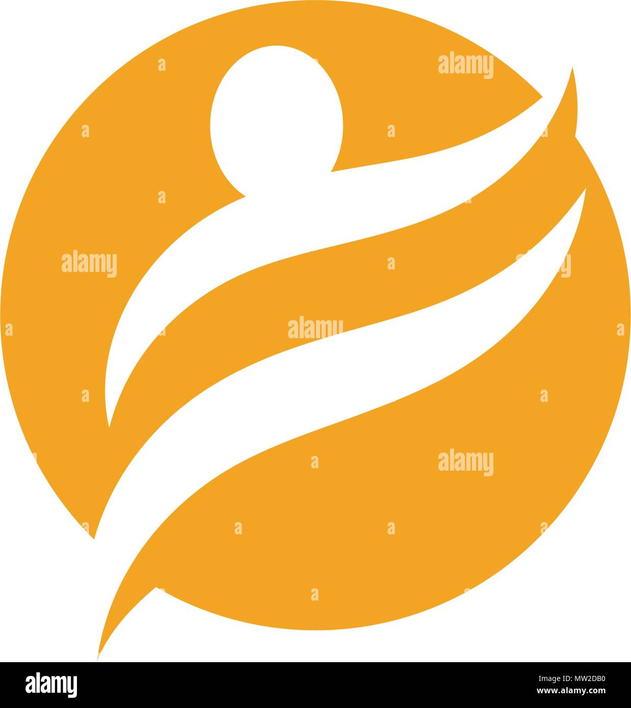 Human character logo sign illustration vector design Stock Vector Image ...