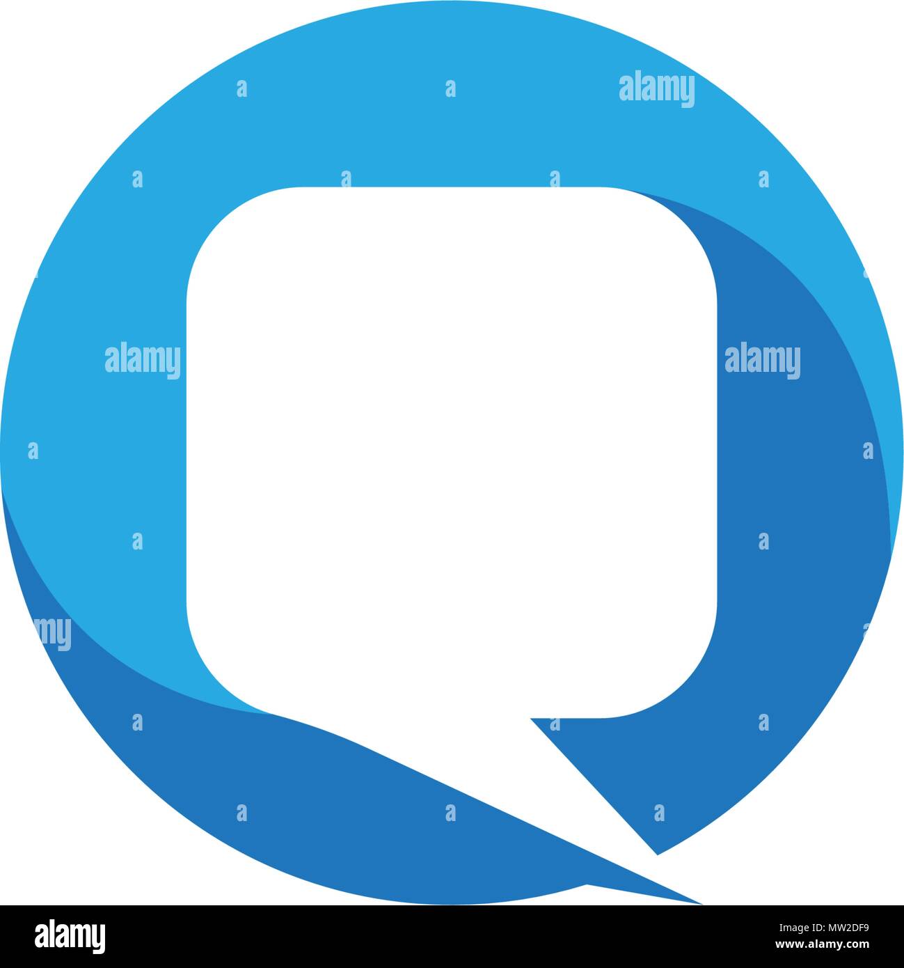 Speech bubble icon Logo template vector illustration Stock Vector Image ...