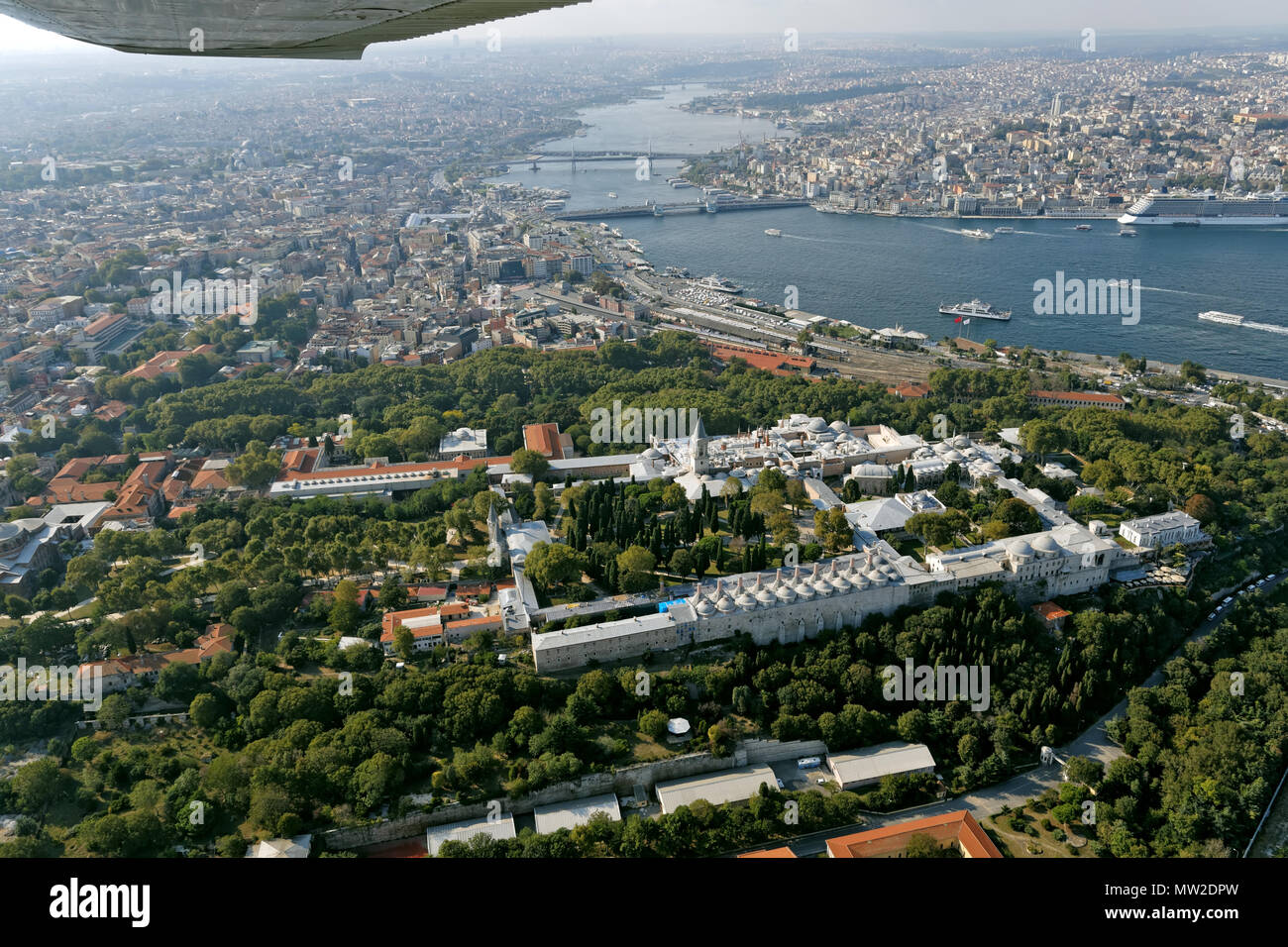 Aerial view of istanbul topkapi palace hi-res stock photography and ...