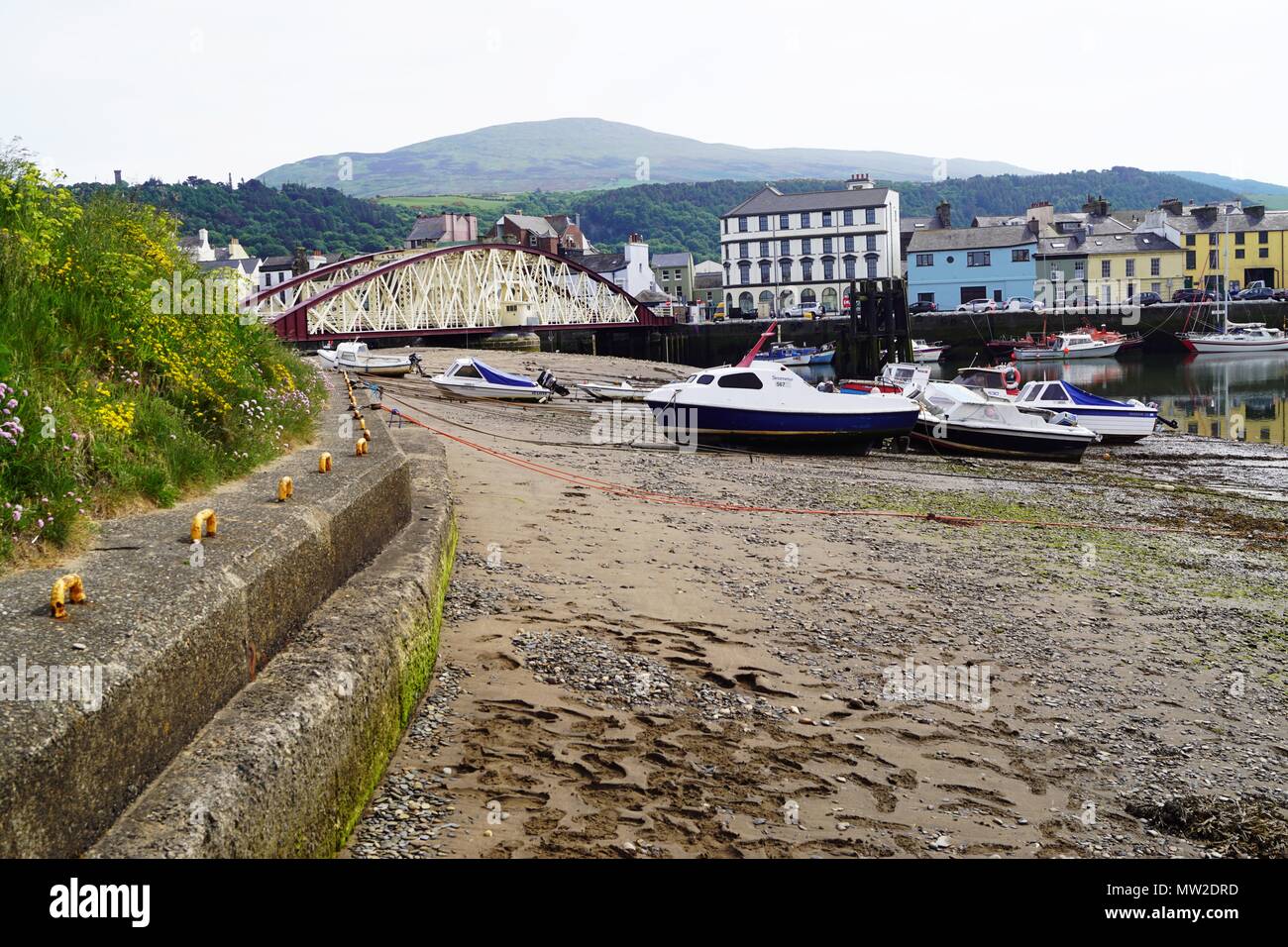 Ramsey Harbour, Ramsey Isle of Man Stock Photo - Alamy
