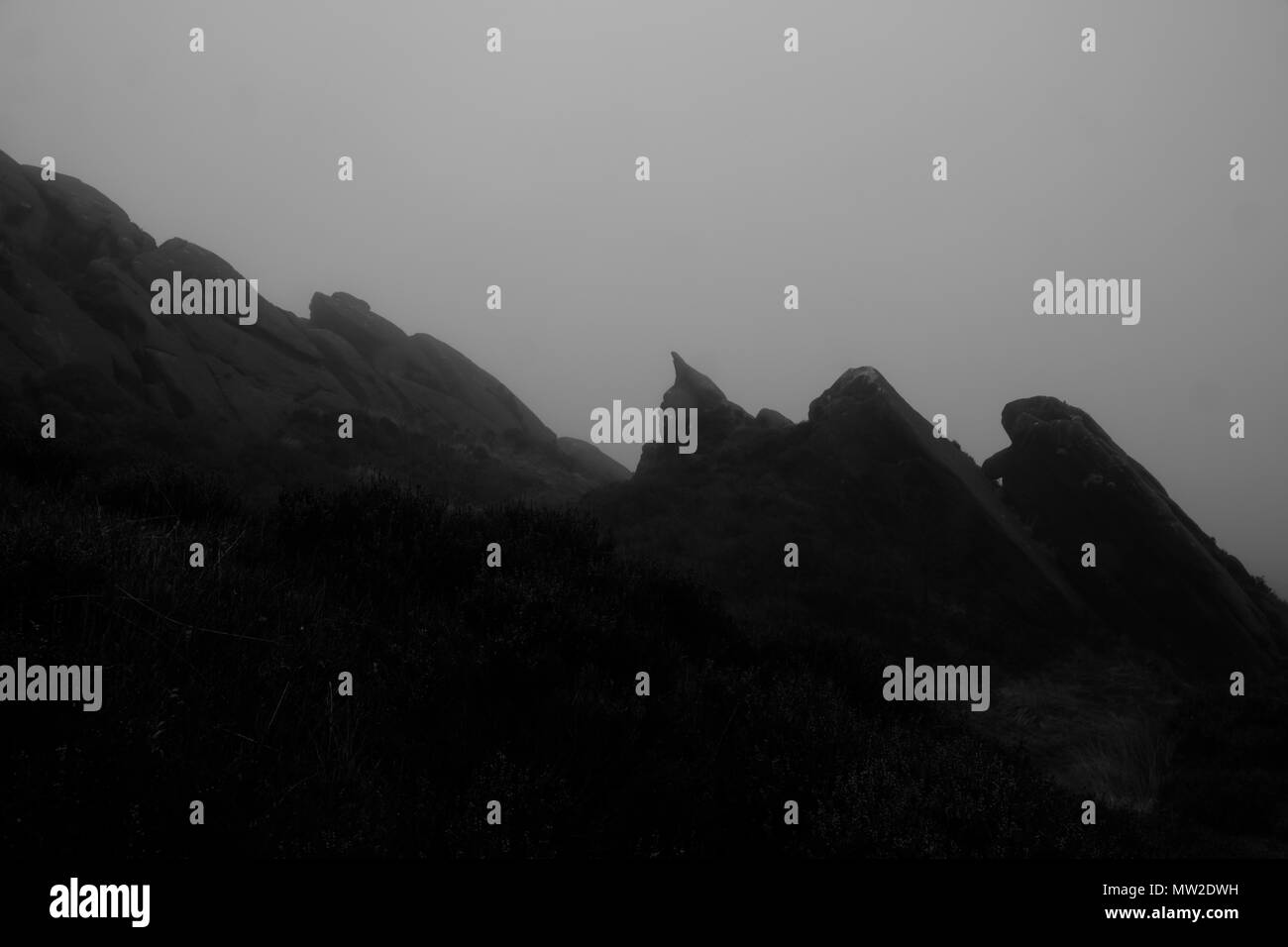 Ramshaw Rocks, Peak District, Staffordshire, England, UK Stock Photo ...