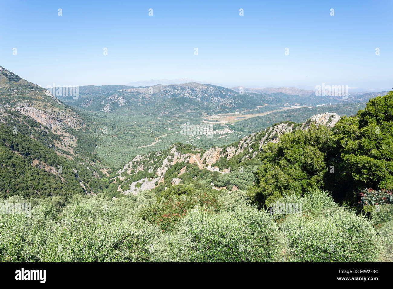 Mountain lookout at Kera village enroute to Lasithi Plateau, Lasithi ...