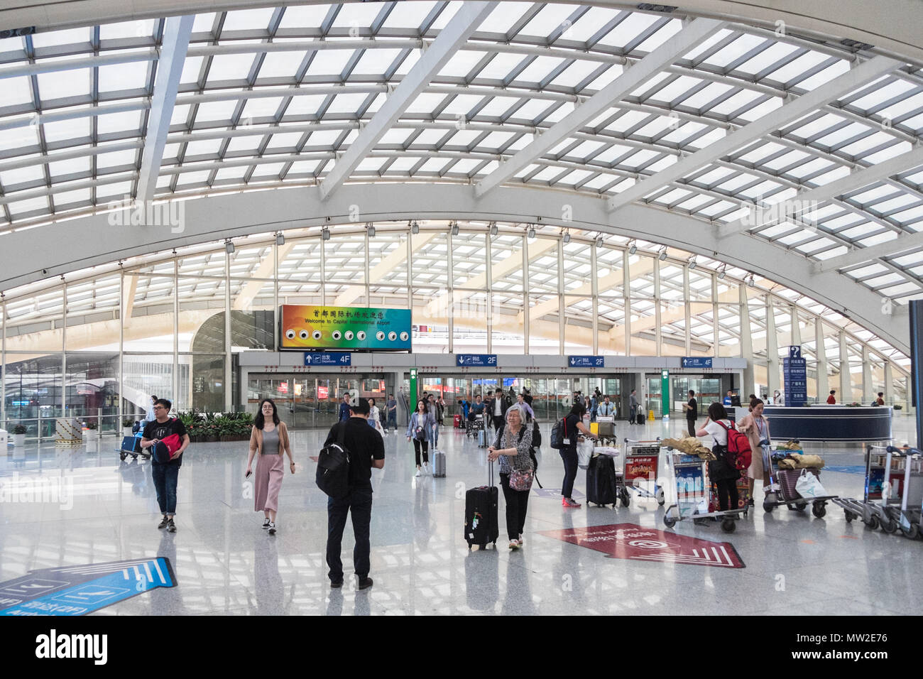 Huge,Beijing Capital International Airport,PEK,Terminal 3,Express,train ...