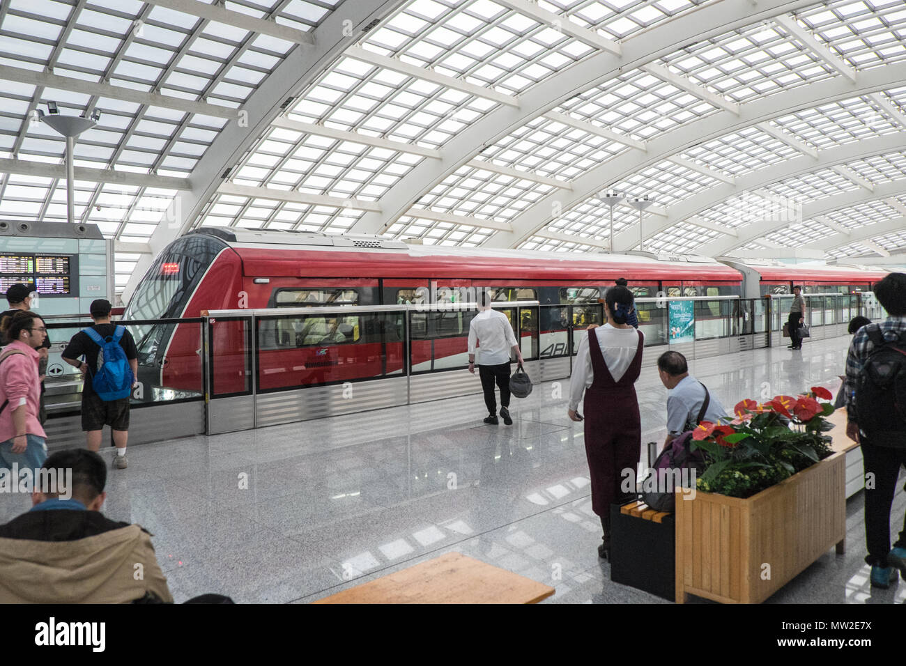Huge,Beijing Capital International Airport,PEK,Terminal 3,Express,train ...