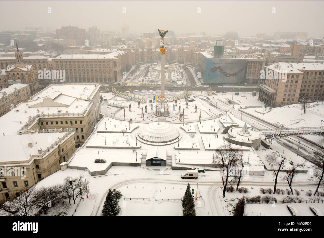 Winter in Kiev/Kyiv Stock Photo - Alamy