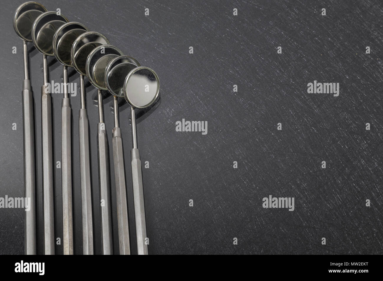Dental Instruments Angled Mirrors High Resolution Stock Photography and ...