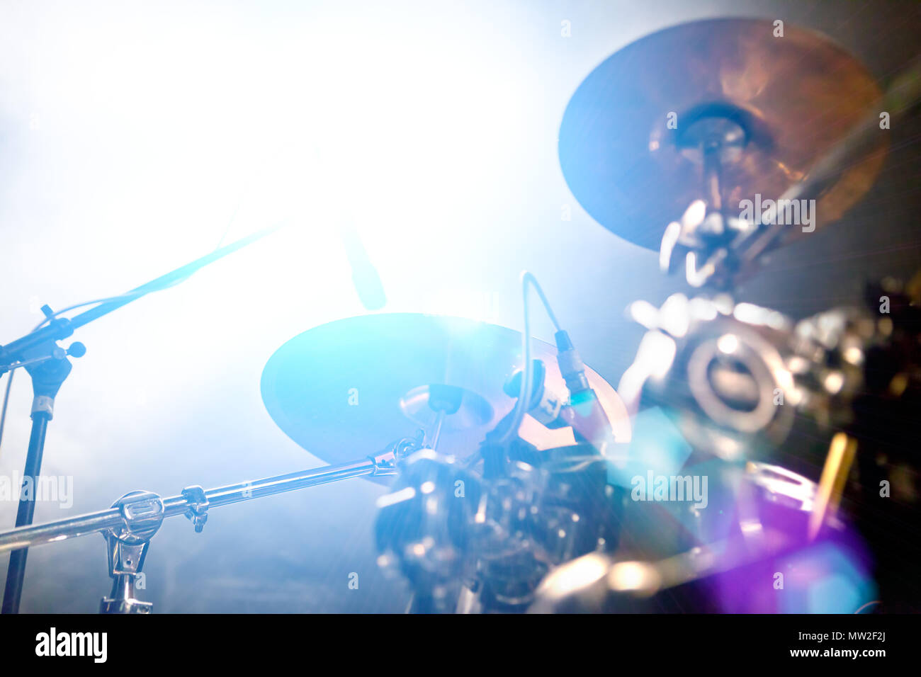 Live music background.Concert and band on stage.Drum and show ...