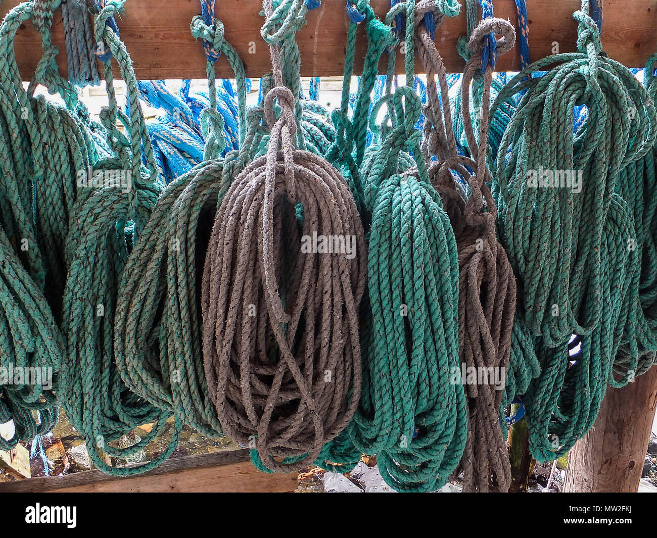 Coils Of Rope High Resolution Stock Photography and Images - Alamy