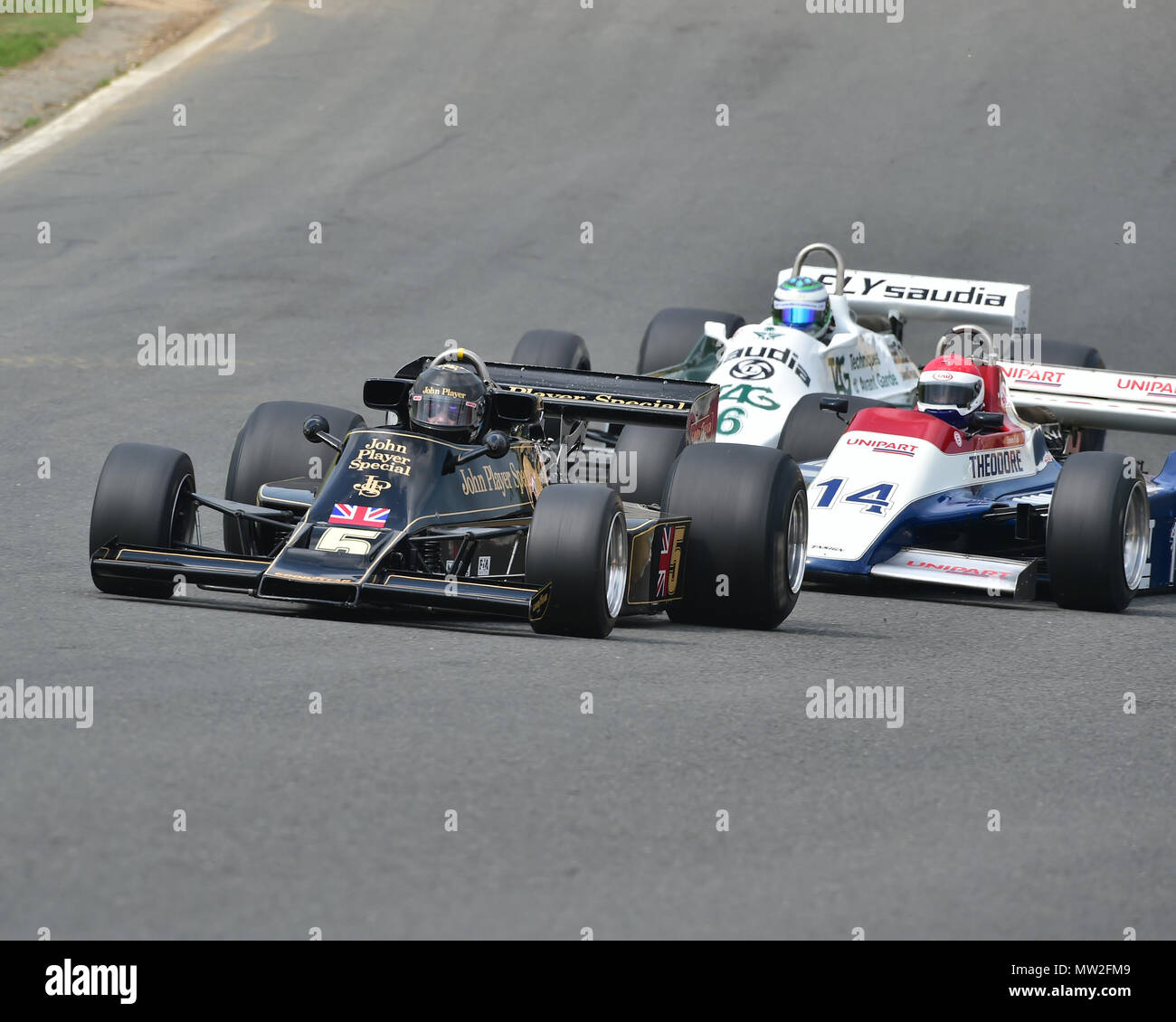 Greg Thornton, Lotus 77, FIA Masters Historic Formula One Championship ...