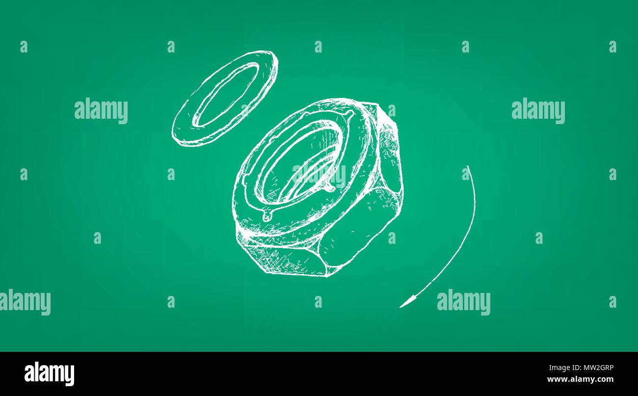 Nylon insert lock Stock Vector Images - Alamy