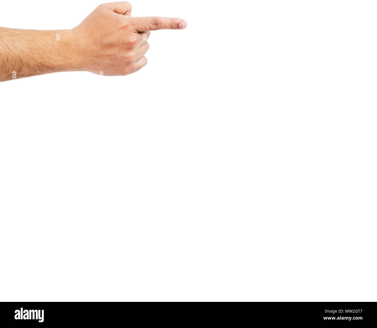 Finger point right hand Cut Out Stock Images & Pictures - Alamy