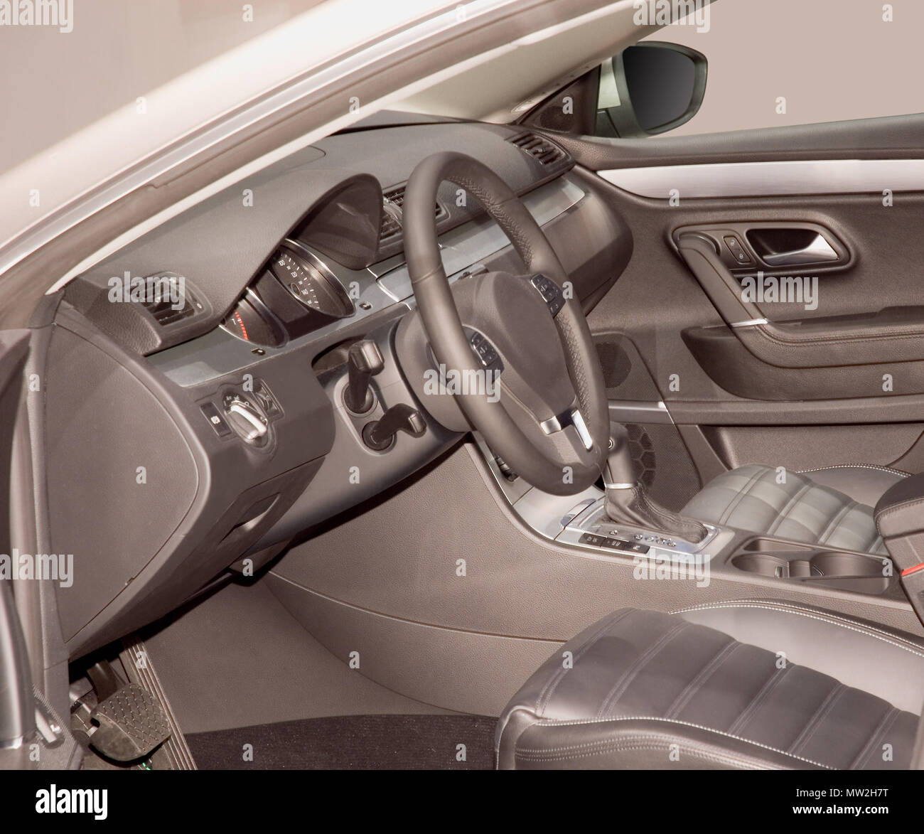 Inside look at a new car interior Stock Photo - Alamy