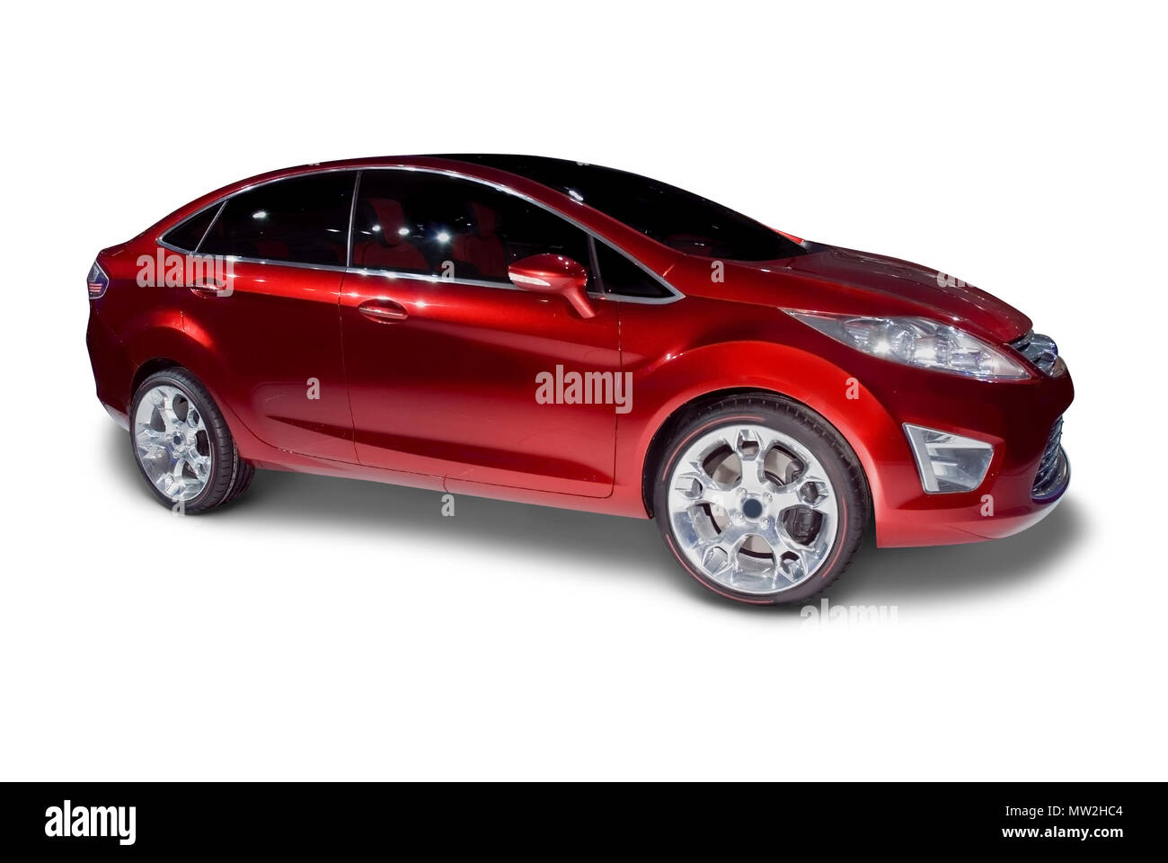 Sedan vehicle in modern Cut Out Stock Images & Pictures - Alamy