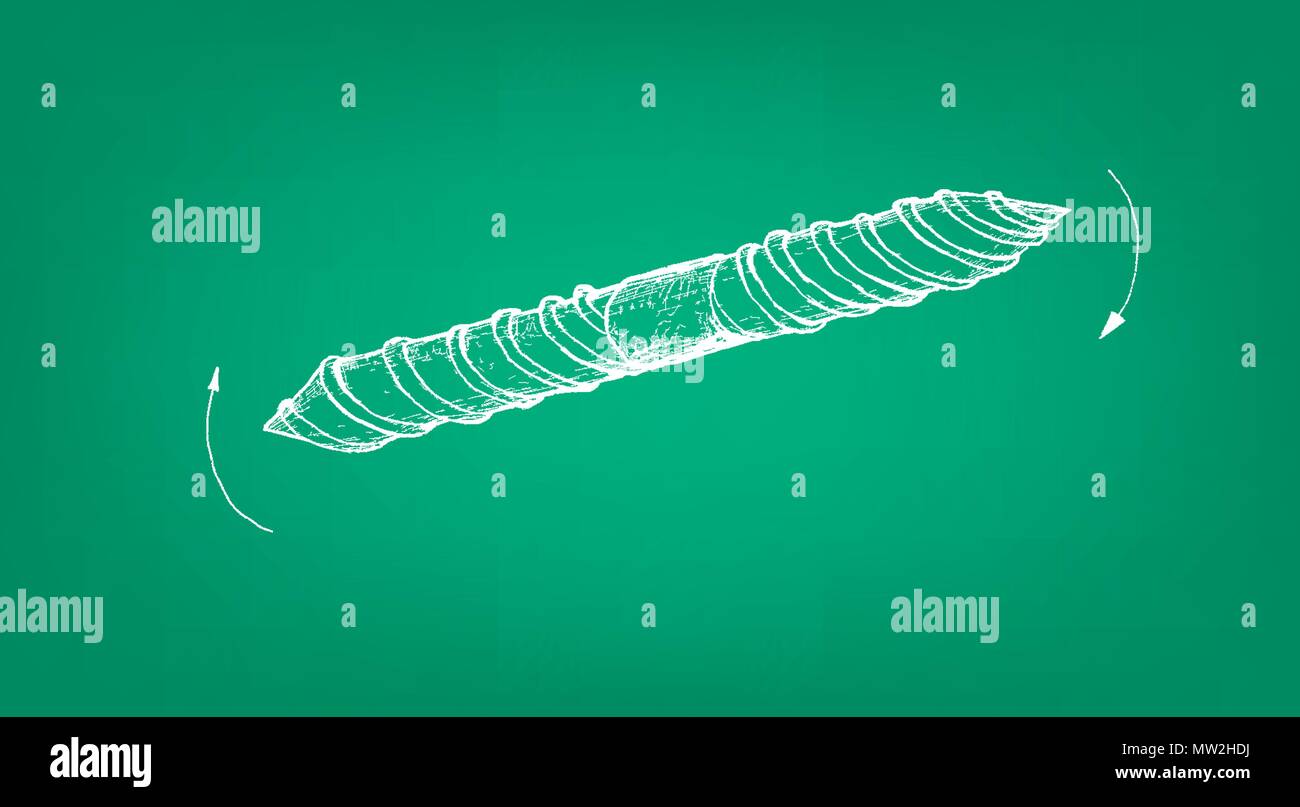 Manufacturing and Industry, Illustration Hand Drawn Sketch of Double ...