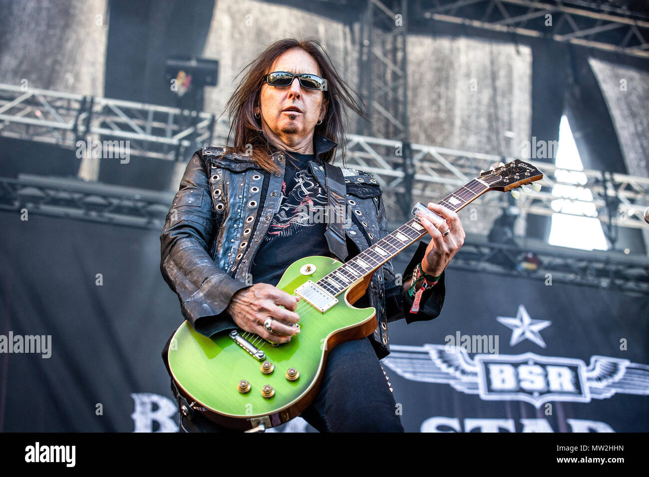 Norway, Halden - June 24, 2017. The American hard rock band Black Star ...