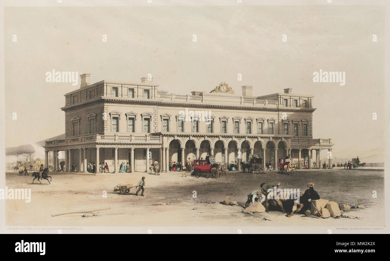 . English: View of the Brighton Station of the London & Brighton ...