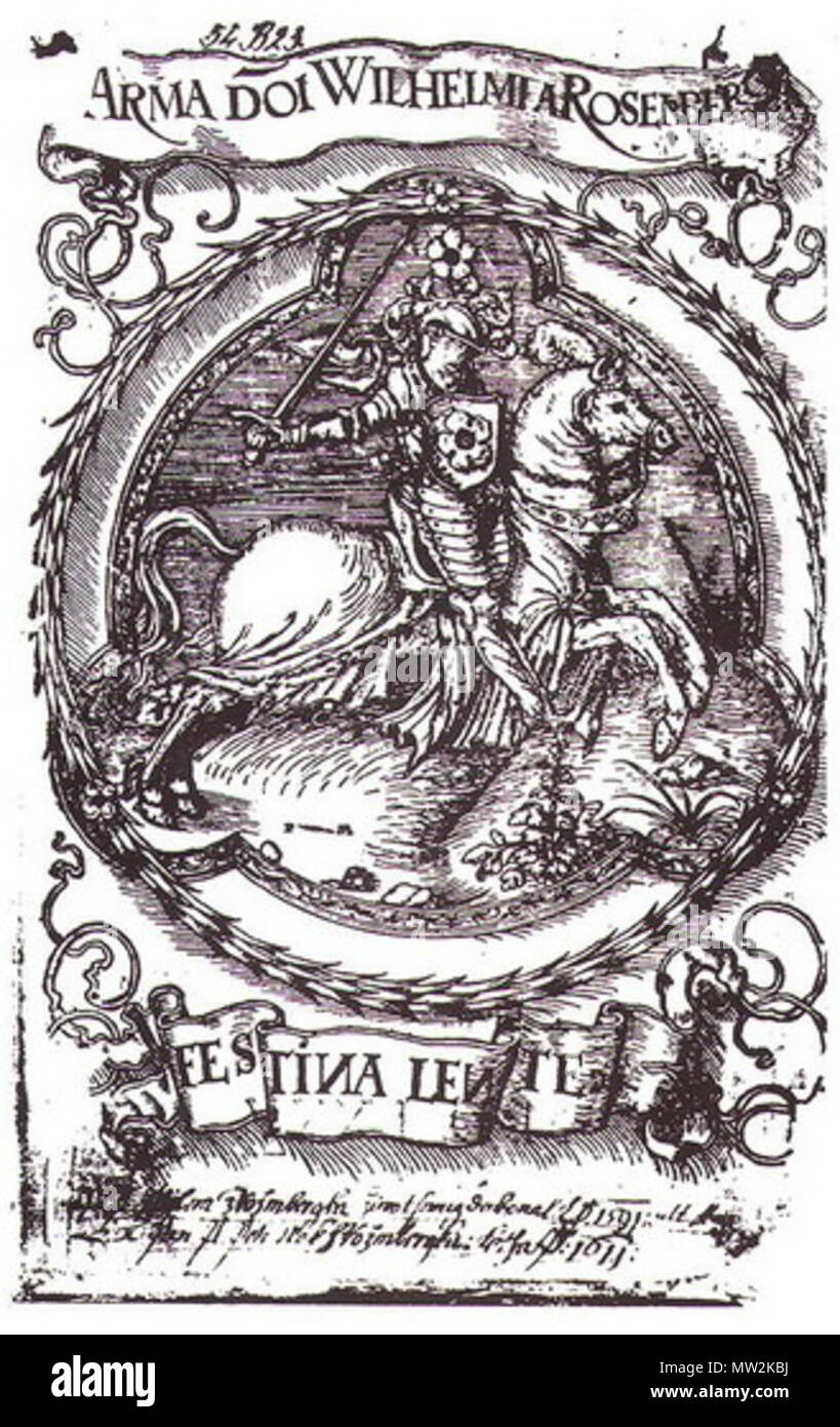 . Čeština: ex libris Viléma z Rožmberka . 16th century. Anonymous 633 ...