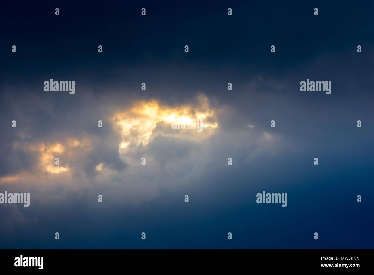 Sky with clouds at sunset hi-res stock photography and images - Alamy