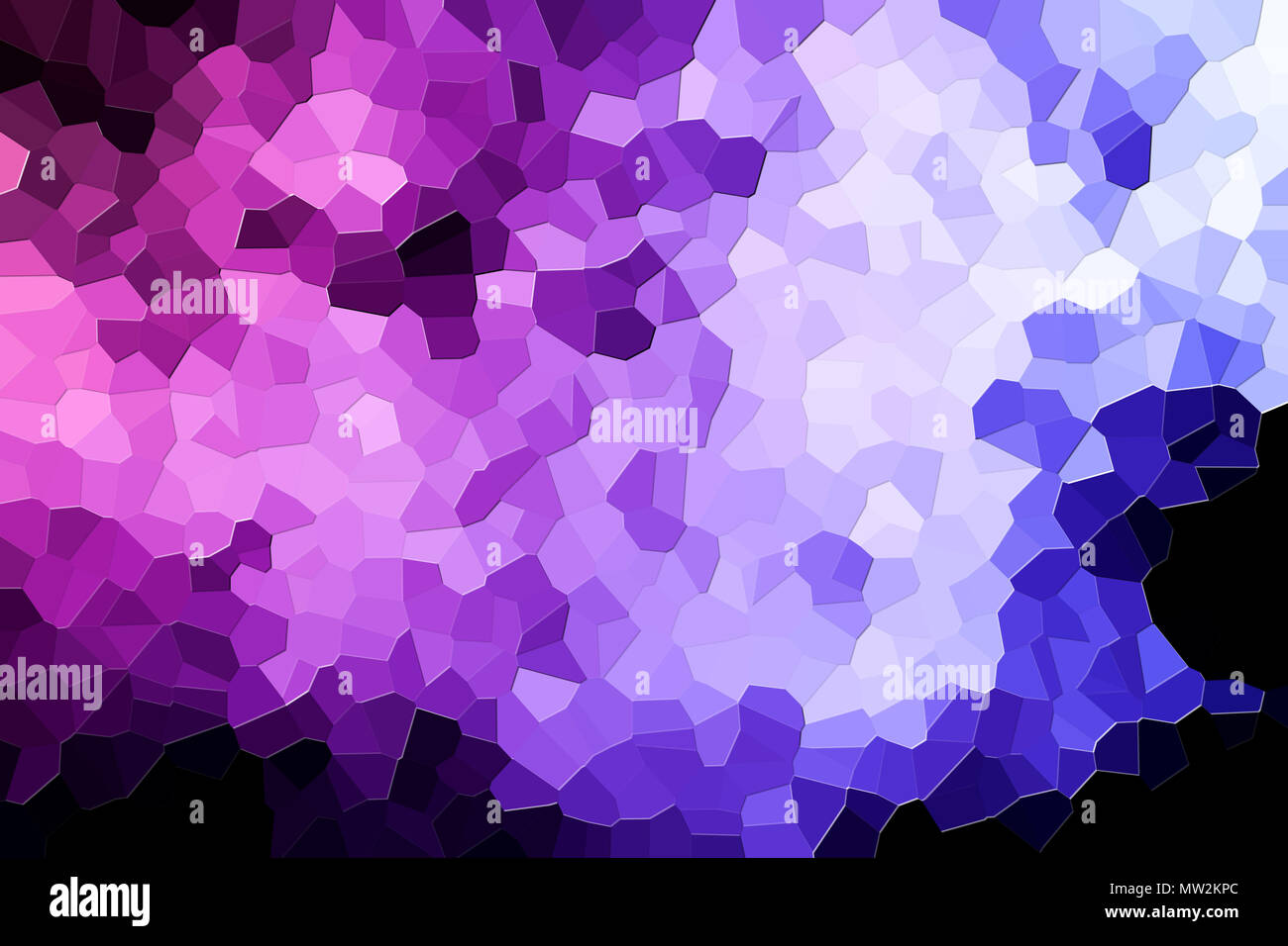 A photograph of an abstract geometric pattern from various purple ...