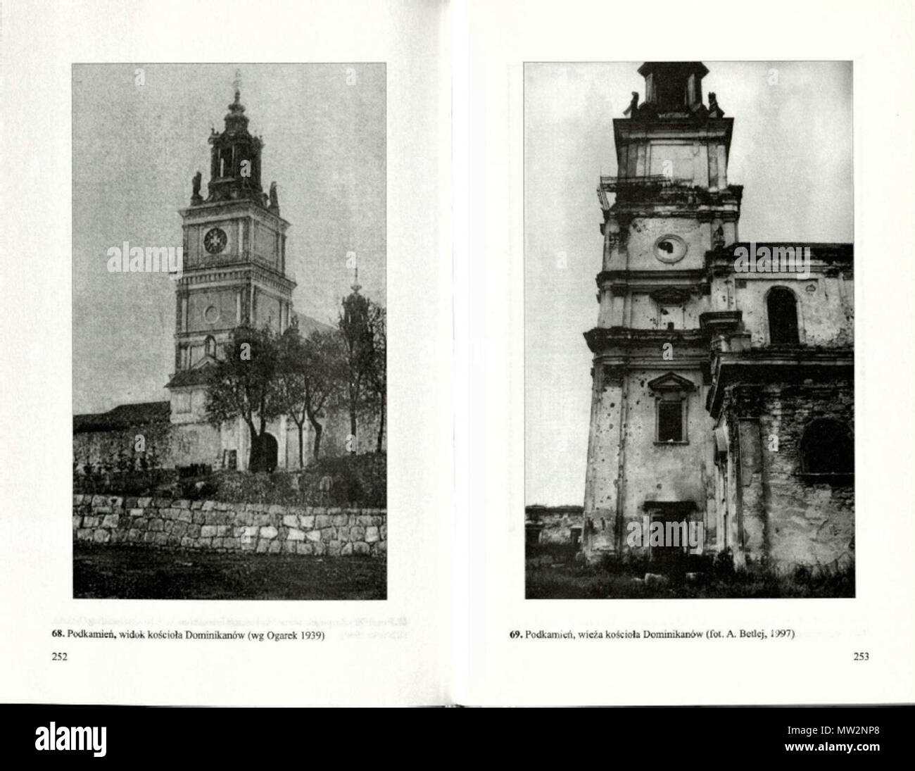 672 Вежа костелу, Підкамінь Stock Photo - Alamy