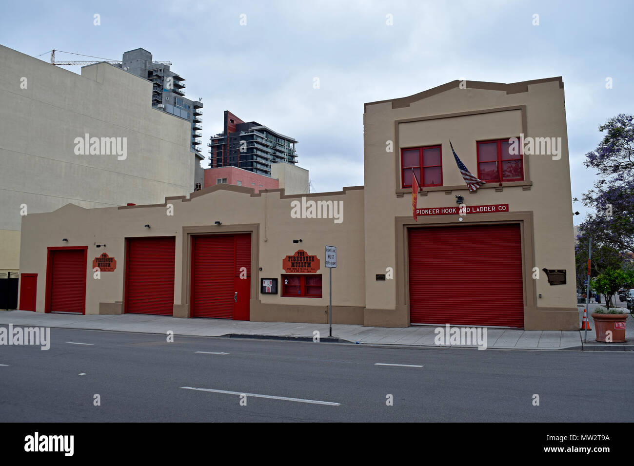 the Firehouse Museum, San Diego, California Stock Photo - Alamy