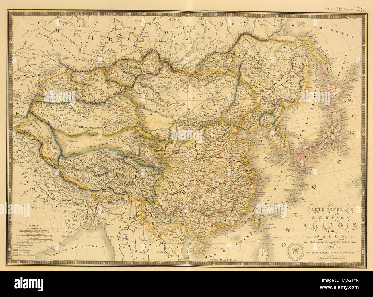 Antique map china historical hi-res stock photography and images - Alamy
