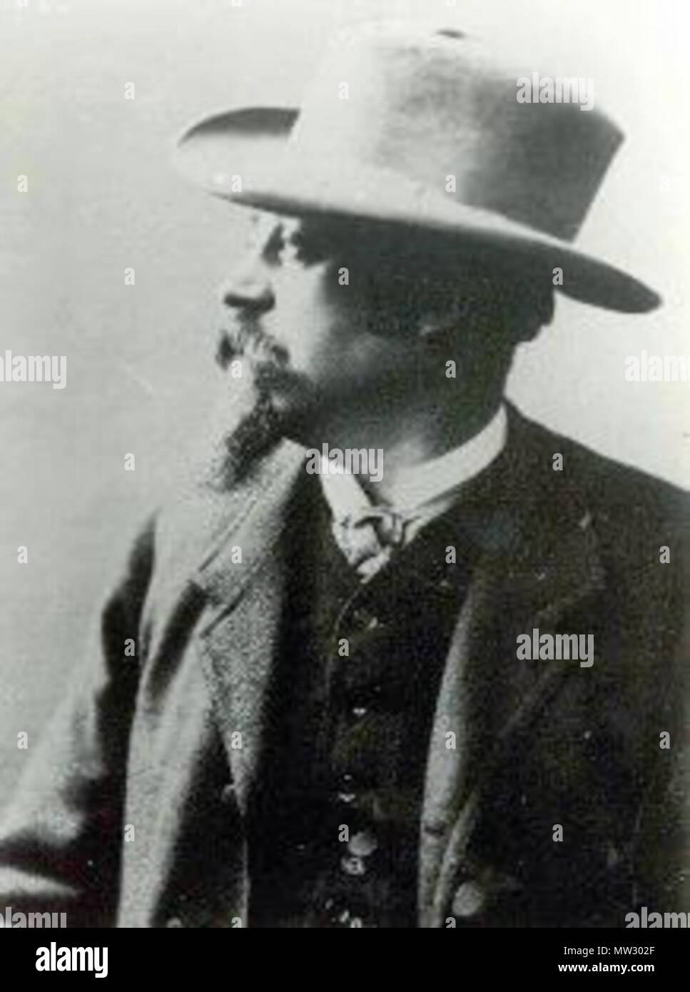 . English: Portrait of the Belgian painter Henri Permeke (1849-1912 ...
