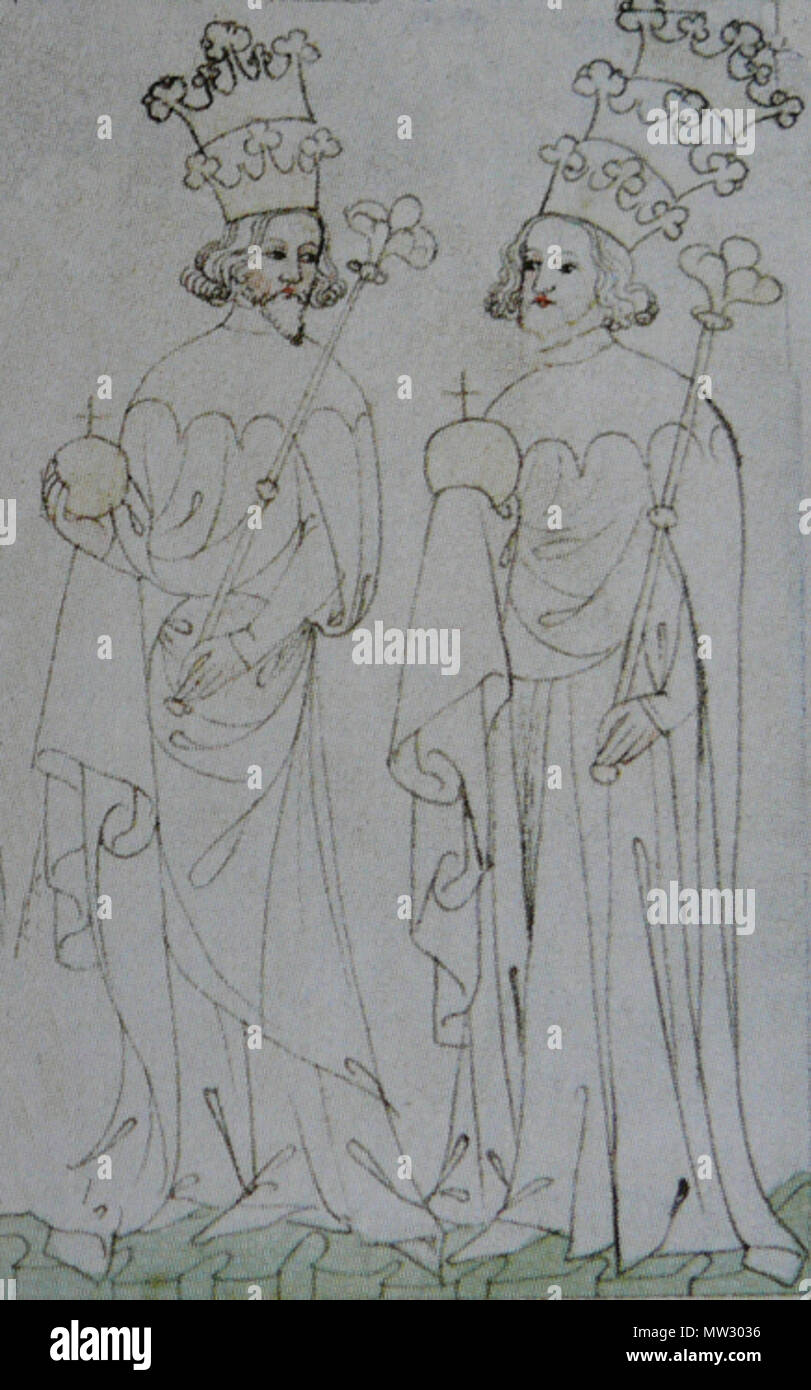 . Čeština: Václav II. a Václav III. 14th century. Anonymous 624 ...