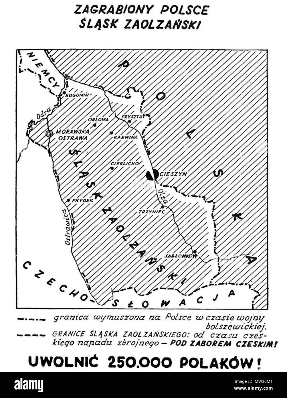 . English: Polish leaflet from the interwar period calling for ...