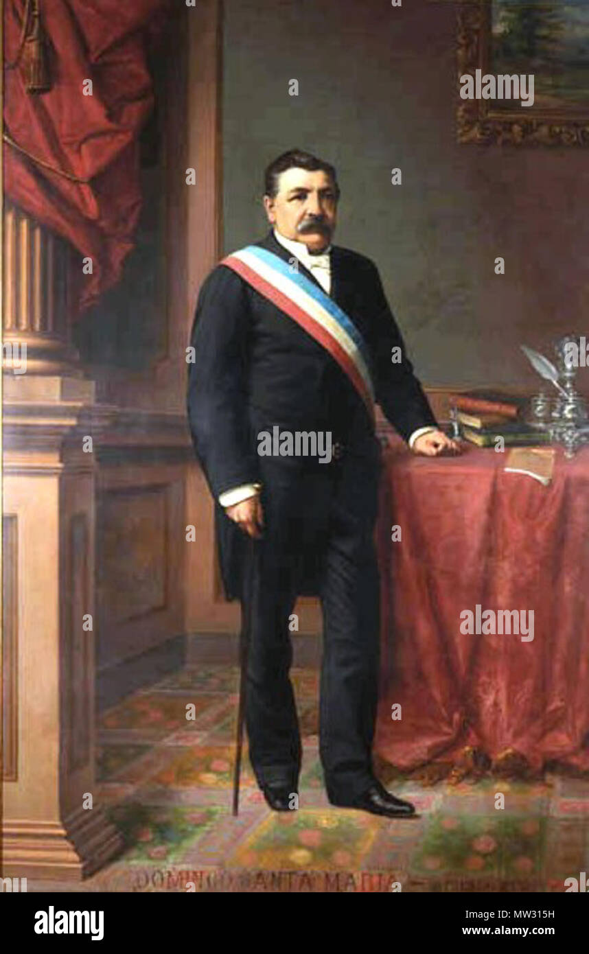 . Domingo Santa Maria . 1881 542 DomingoSantaMaria Stock Photo - Alamy