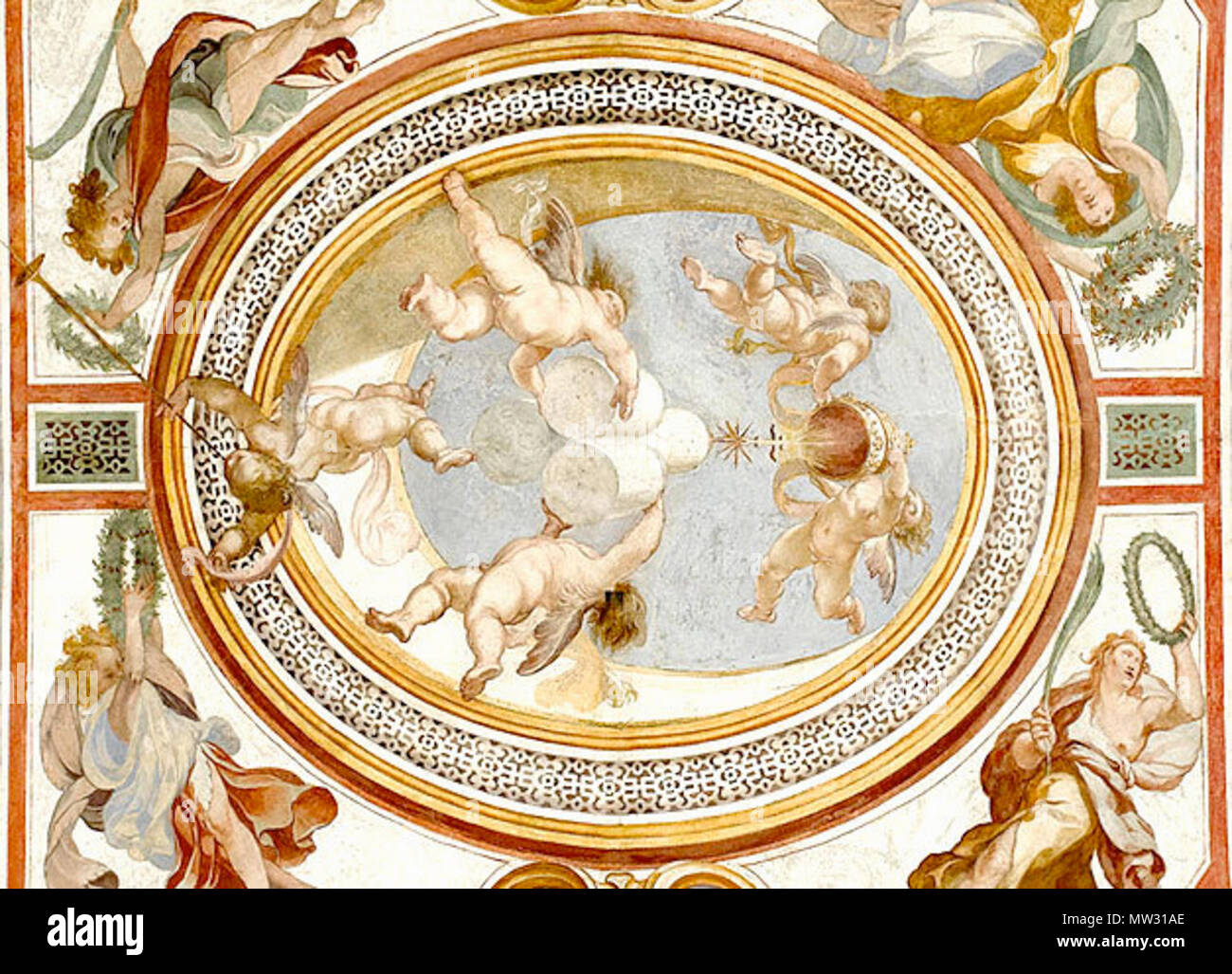 . Fresco at the Scala Sancta in Rome. Painted circa 1600. Unknown 544 ...