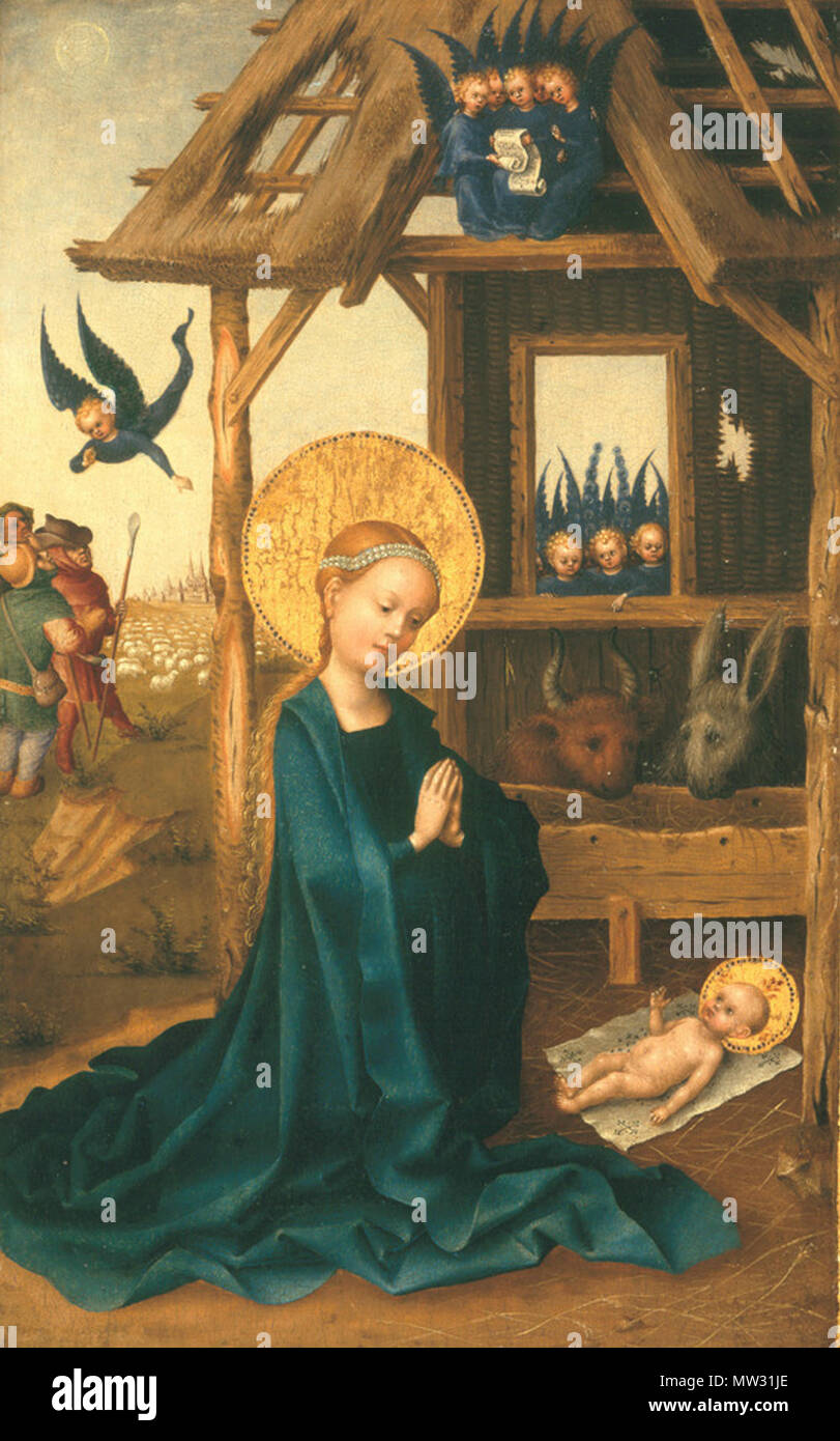 . Adoration of the Christ Child by the Virgin (The Nativity) . 1440s ...