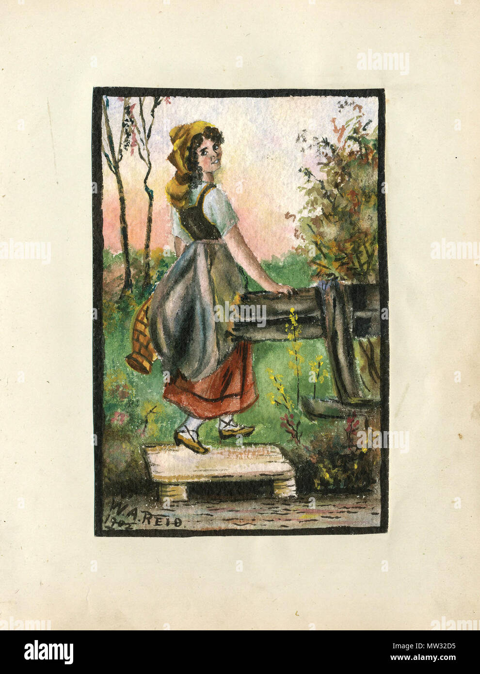 Scottish peasant girl hi-res stock photography and images - Alamy